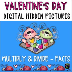 Google Slides™ Valentine Hidden Picture | Multiplication Division ...