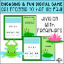 Division With Remainders Digital Drills Resources Games for 4th Grade ...