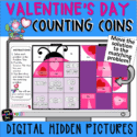 Google Slides™ Valentine Hidden Picture | Money Counting Coins | Digit ...