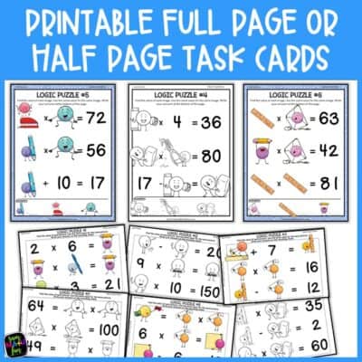 Boost Problem-Solving with 4th Grade Logic Puzzle - No Prep